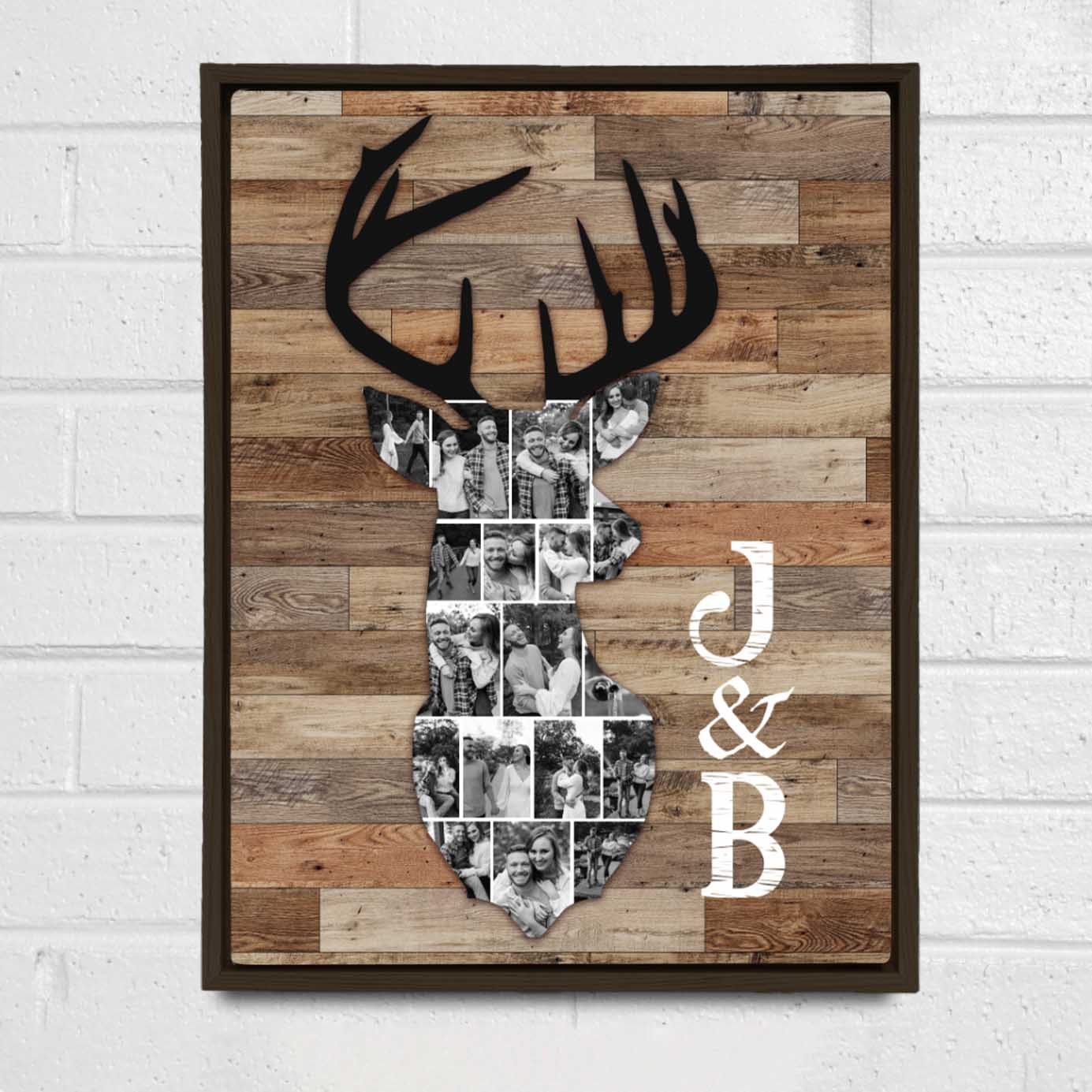 Custom Deer Photo Collage Canvas – Prime Choice