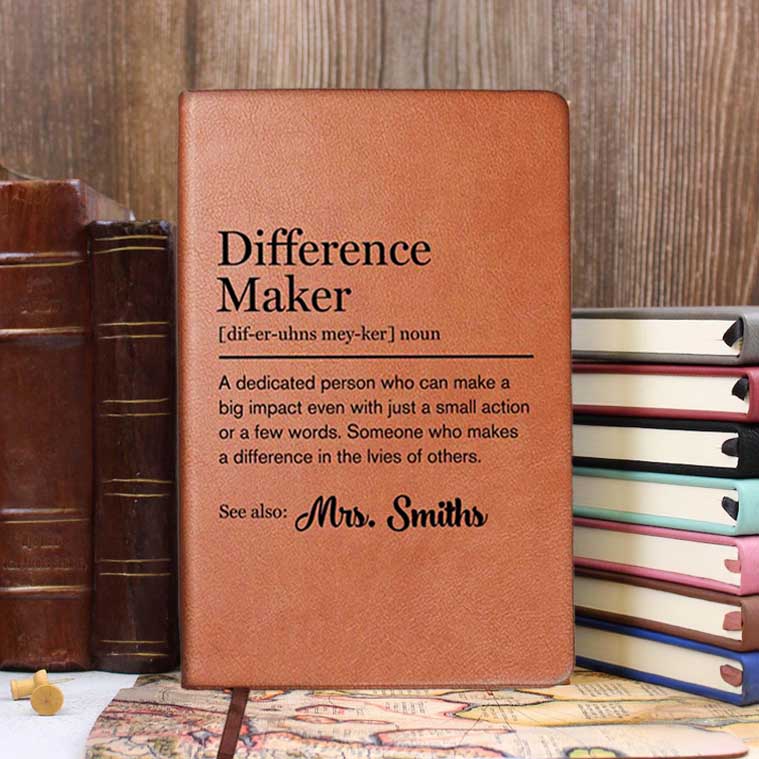 Difference Maker Custom Name Journal Prime Choice